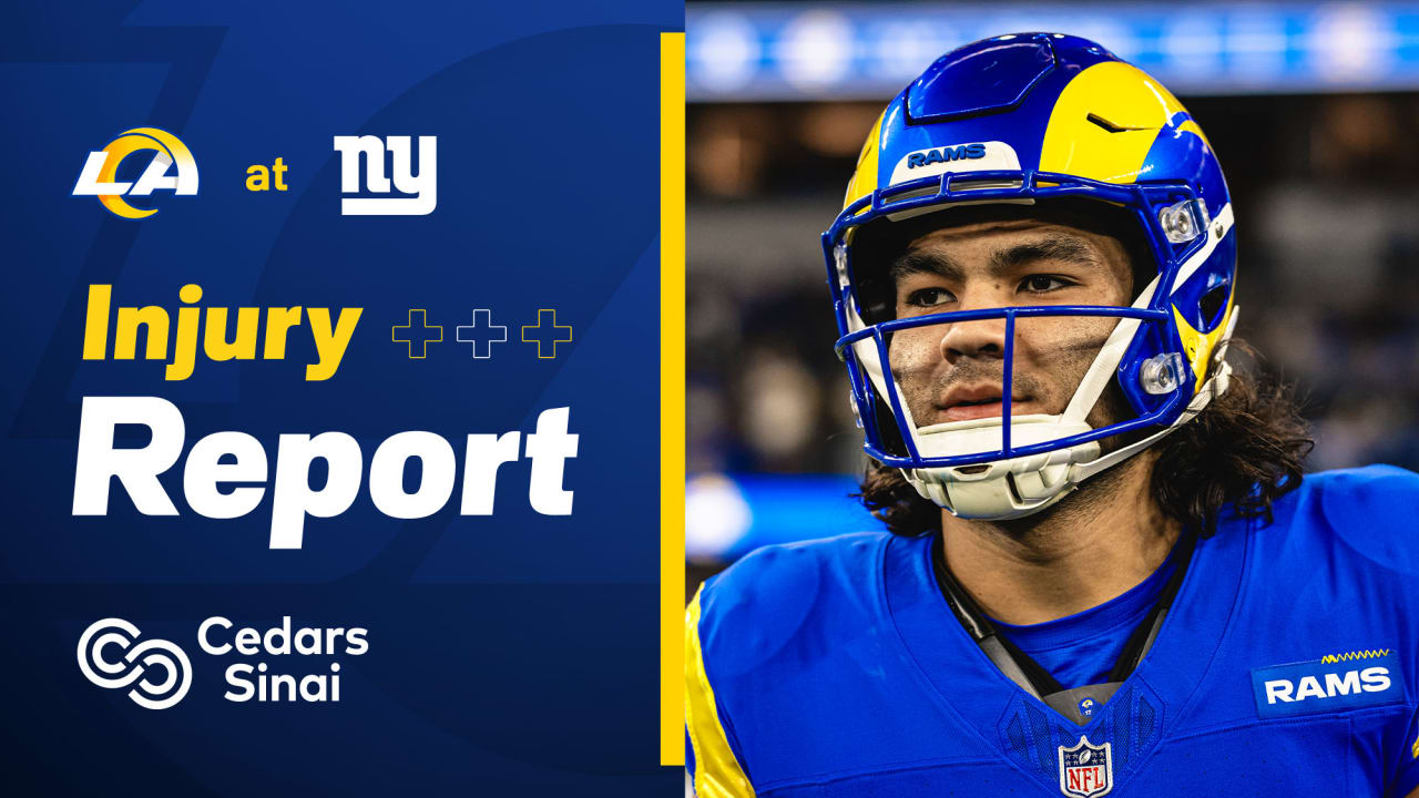 Injury Report 12/29: Rams defensive back Tre Tomlinson out for for Week ...