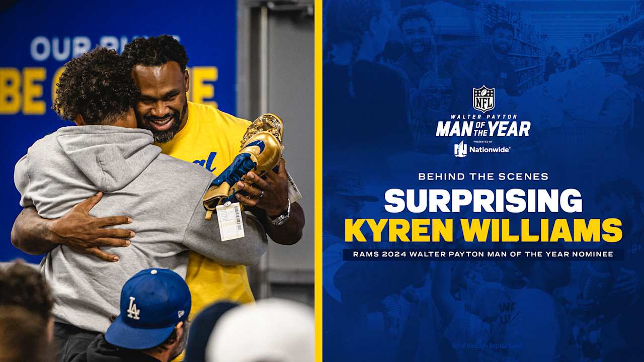 BEHIND THE SCENES PHOTOS: Steven Jackson surprises Kyren Williams with ...