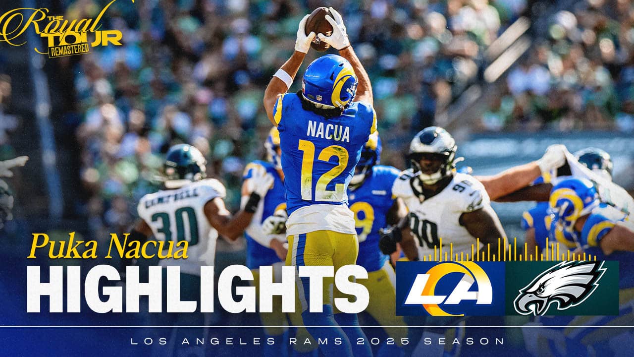 Puka Nacua's best catches in 11-reception 112-yard game against the ...
