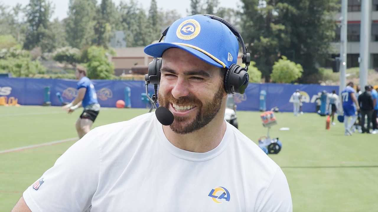 Los Angeles Rams tight end Tyler Higbee talks offseason training, this ...