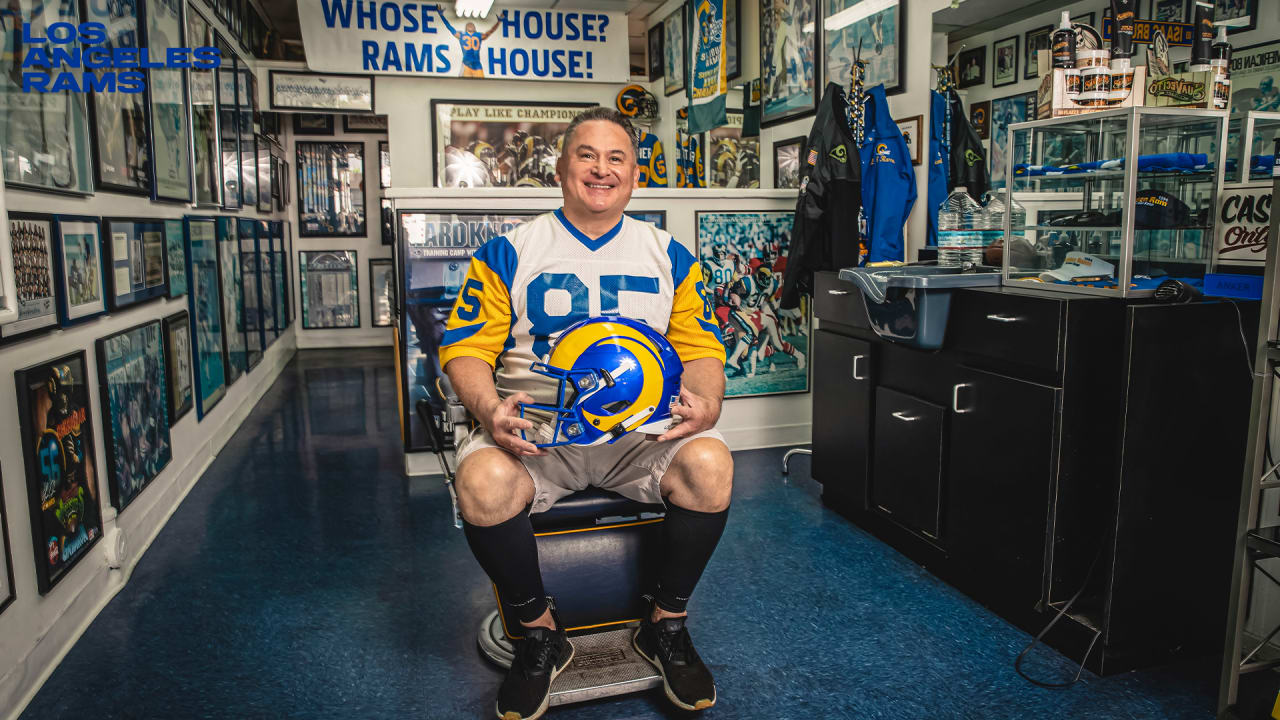 Step into The Golden Ram Barber Shop: A superfan's shop full of Rams ...