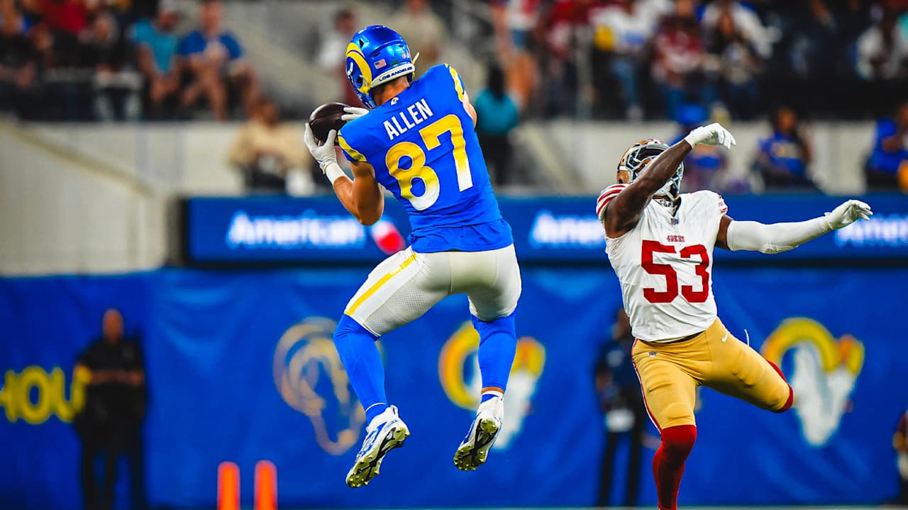 Davis Allen 20-yard catch - Los Angeles Rams Highlights - Week 5 vs ...