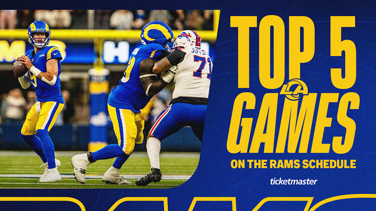Top Five Games on Rams’ 2026 schedule