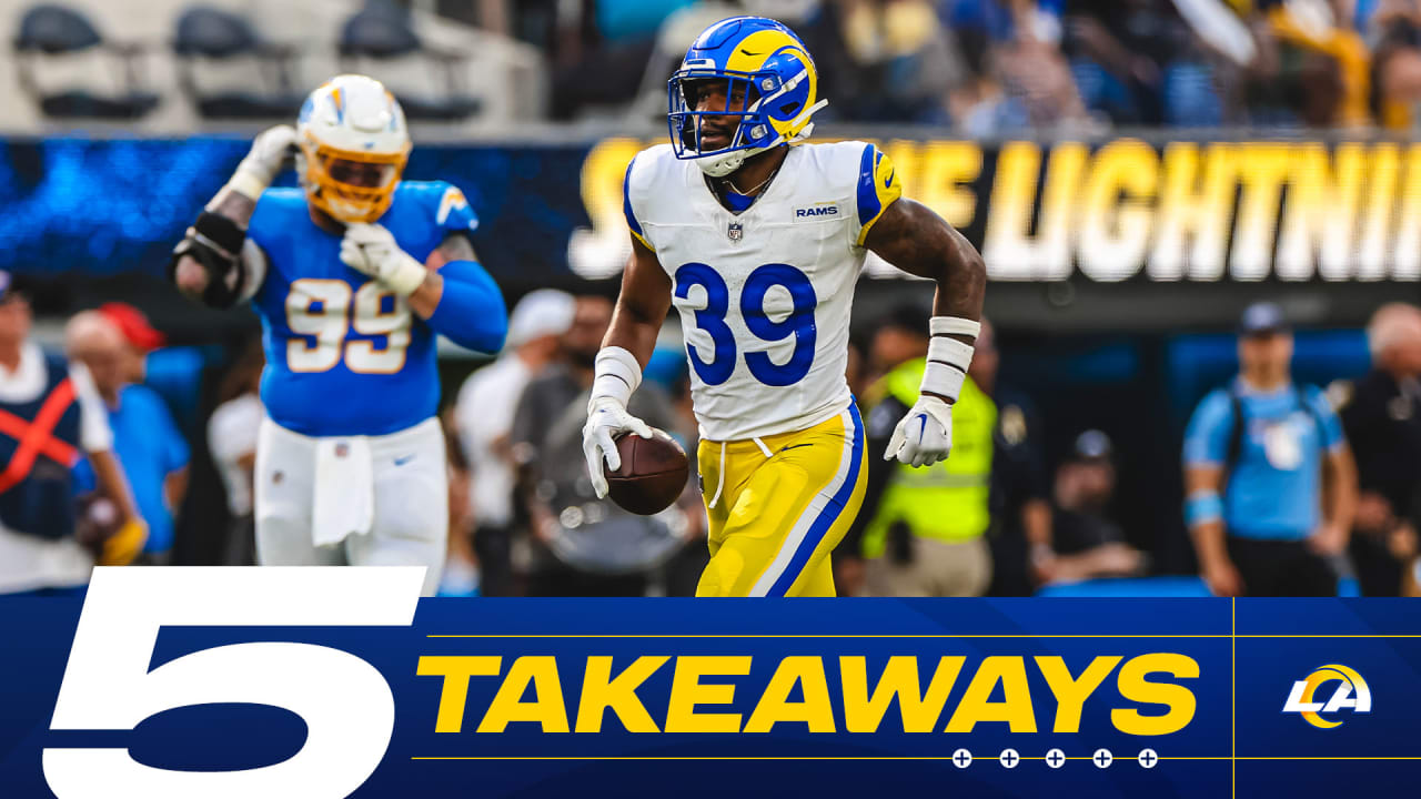 Five Takeaways from Rams' 13-9 Preseason Week 2 win over Chargers ...