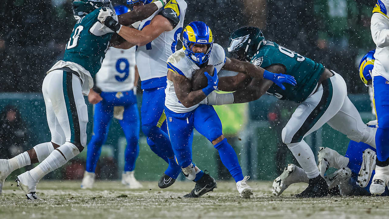 Kyren Williams 30 yard run - Los Angeles Rams Highlights - Divisional ...