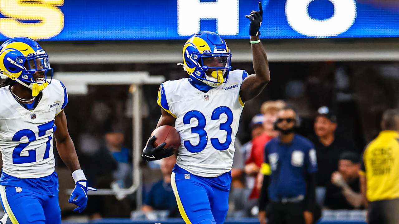 Cam Lampkin interception - Los Angeles Rams highlights preseason week 1 vs. Dallas Cowboys at ...