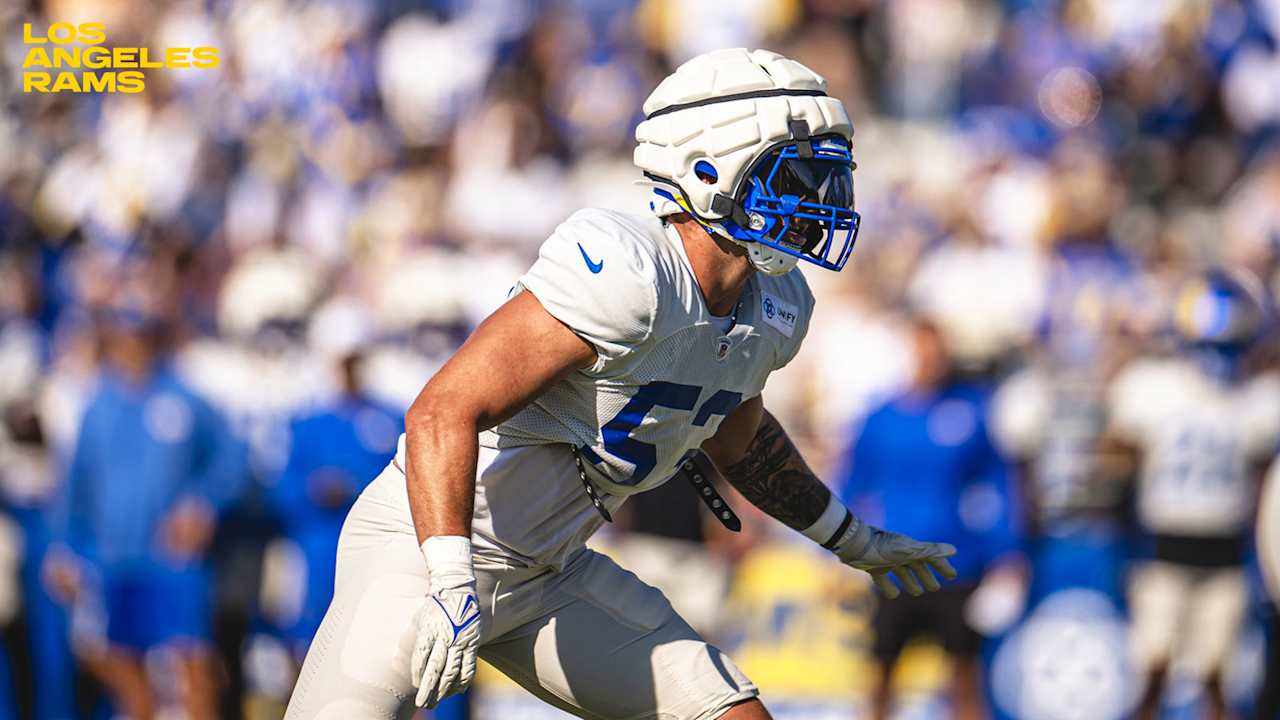 Rams inside linebacker Nate 'Peanut Punch' Landman makes waves at ...