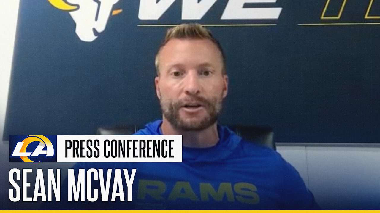 Los Angeles Rams head coach Sean McVay press conference | Matchup ...