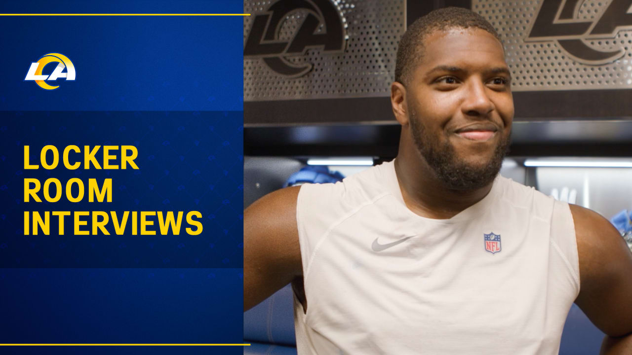 Los Angeles Rams nose tackle Kobie Turner Week 13 locker room interview ...