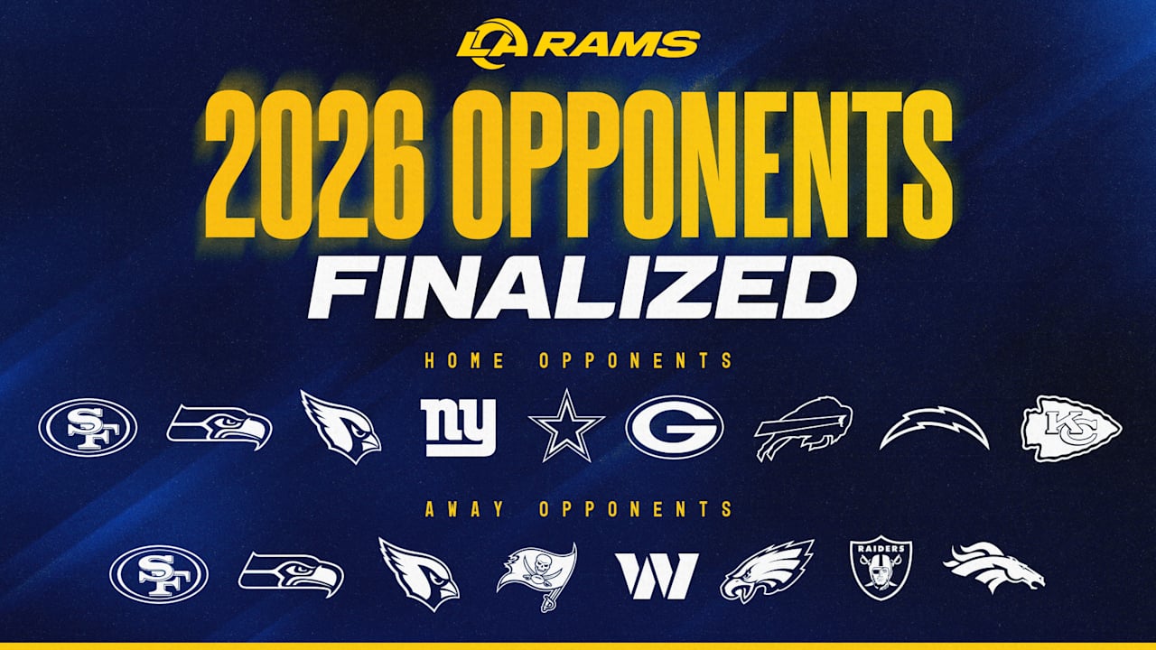 Rams' 2026 opponents finalized