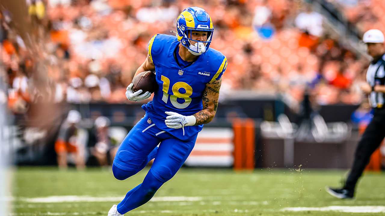 Tight end Terrance Ferguson & quarterback Dresser Winn 33 yard catch ...