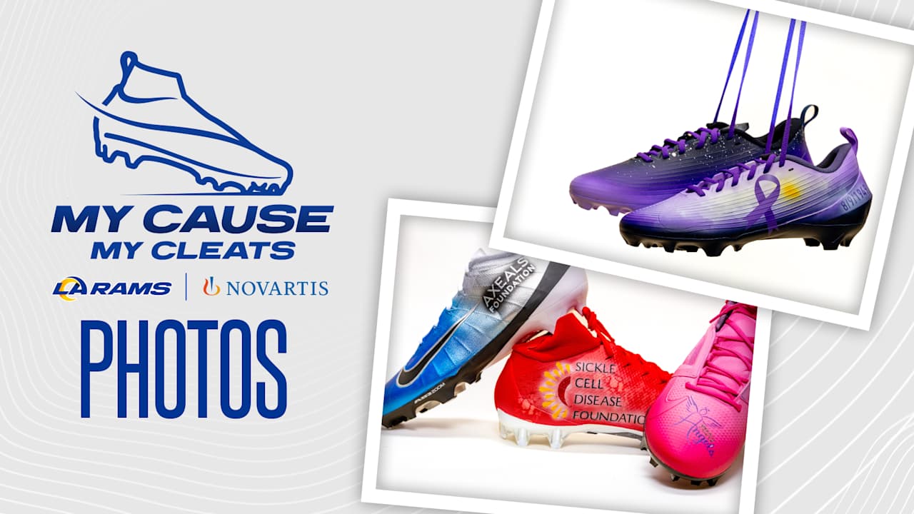 EXCLUSIVE PHOTOS: Rams players reveal their causes & cleats for this ...