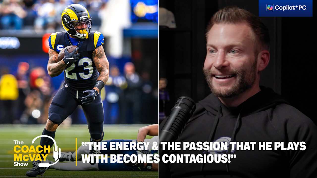 Los Angeles Rams head coach Sean McVay on Kyren Williams' success, 4 ...