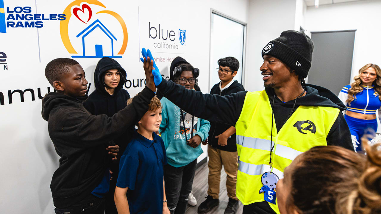 Los Angeles Rams Community | Tutu Atwell joins L.A. Care & Los Angeles ...