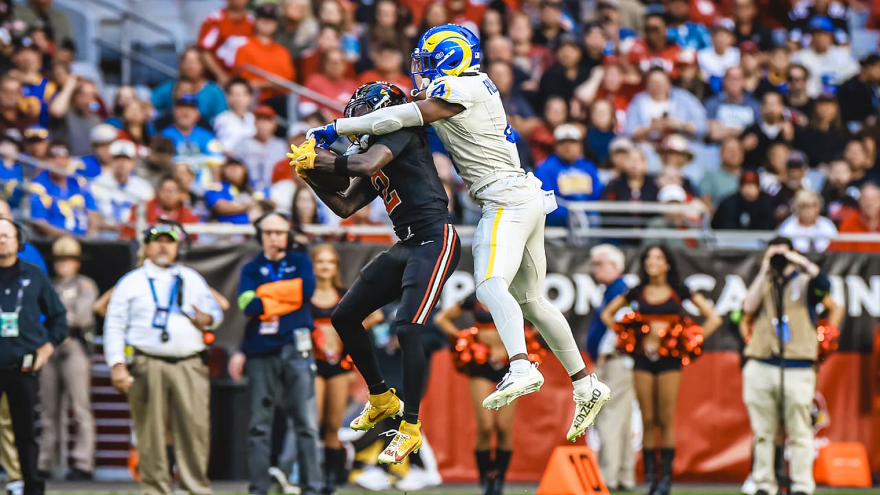 Los Angeles Rams defensive back Jordan Fuller reads Cardinals QB Kyler ...