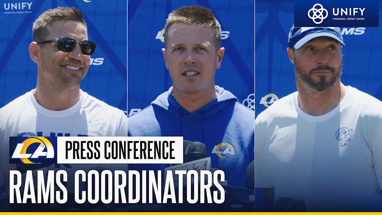 Los Angeles Rams defensive coordinator Chris Shula, offensive ...
