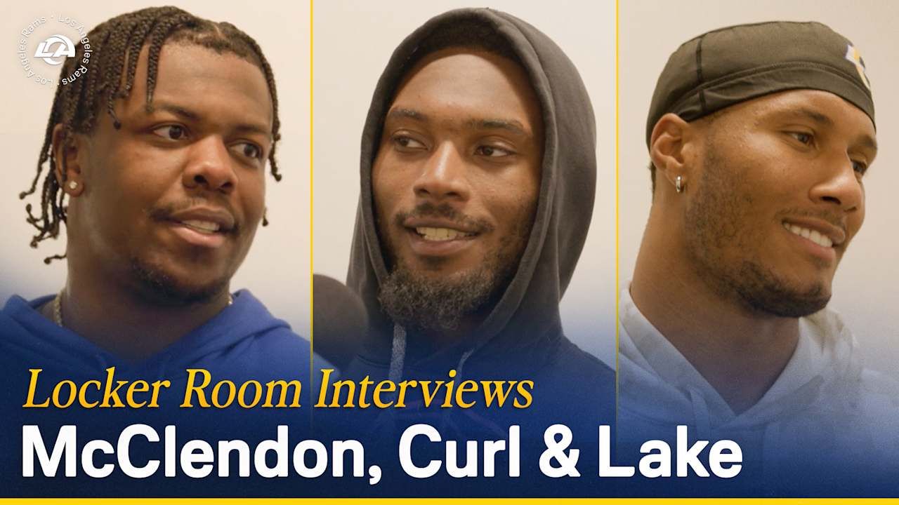 Los Angeles Rams offensive lineman Warren McClendon Jr., safety Kam ...