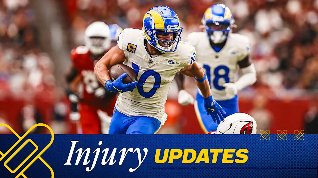 Cooper Kupp leaves Rams' Week 2 game at Cardinals with ankle injury