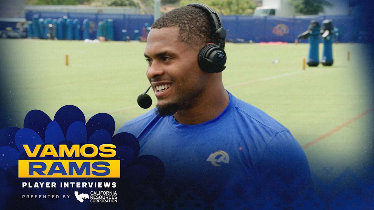 Vamos Rams Player Interview - Rookie running back Jarquez Hunter talks ...