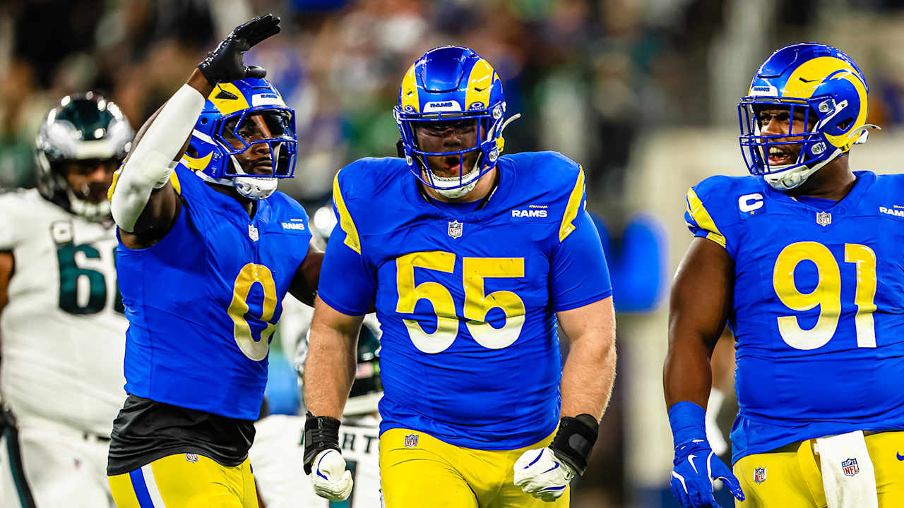 Braden Fiske sack | Los Angeles Rams Highlights | Week 12 vs ...