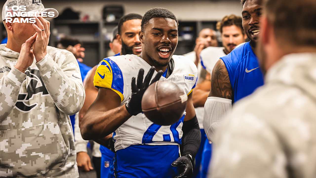 VICTORY PHOTOS: Inside the locker room after Rams 28-22 win over ...