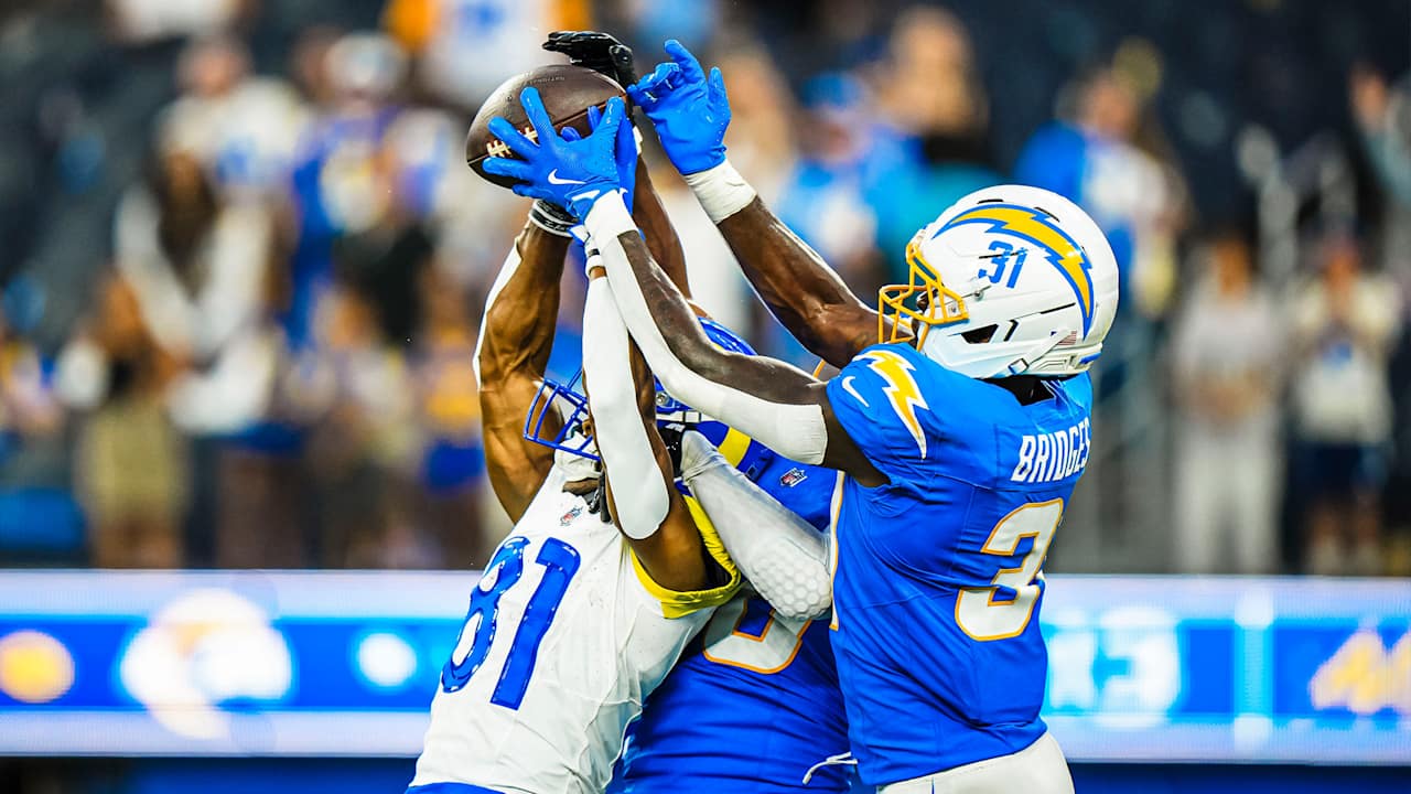 Brennan Presley & Stetson Bennett 40-yard catch - Los Angeles Rams preseason week 2 vs. Los ...