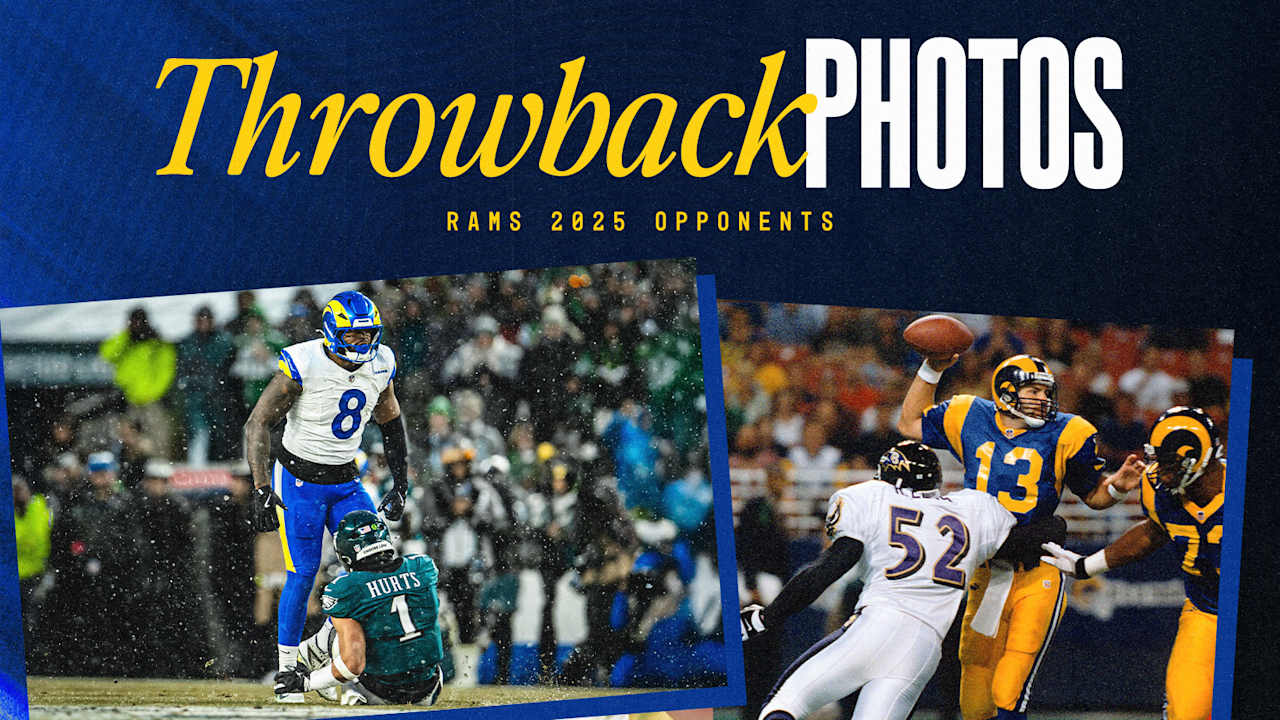 THROWBACK PHOTOS: Rams historic matchups against 2025 opponents ...