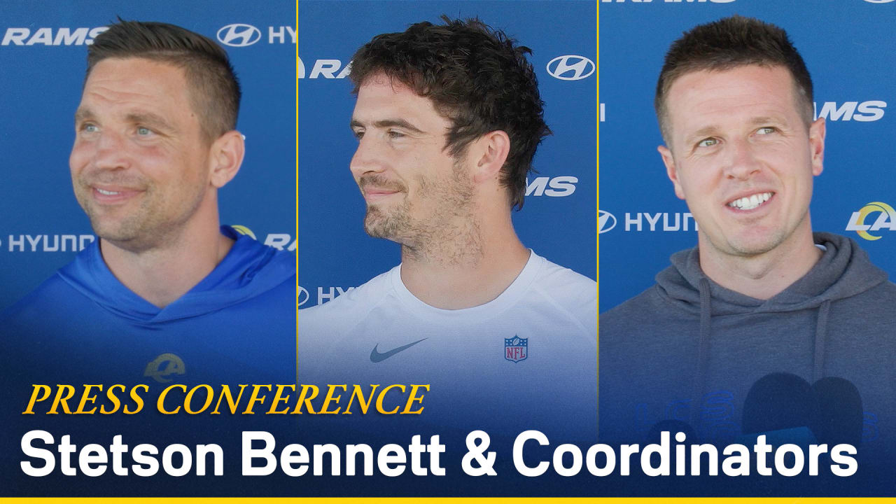 Los Angeles Rams Press Conference | Stetson Bennett, DC Chris Shula ...