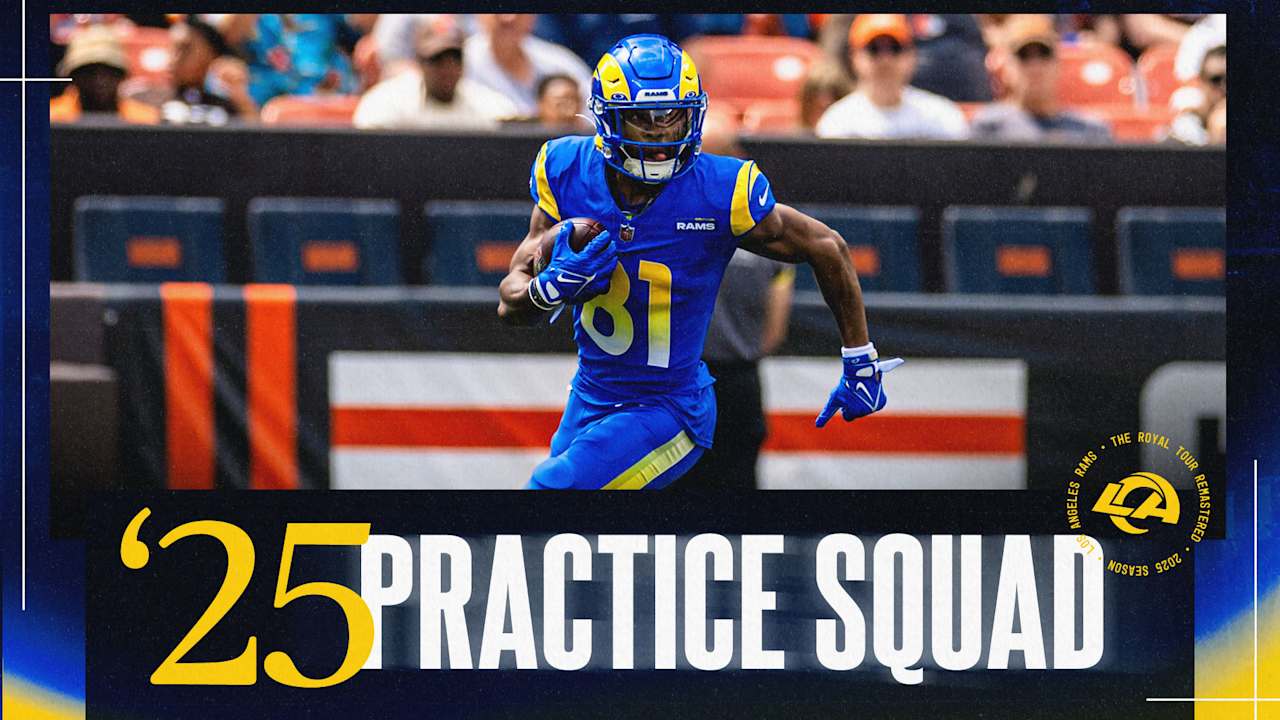 Rams sign 16 players to initial 2025 practice squad