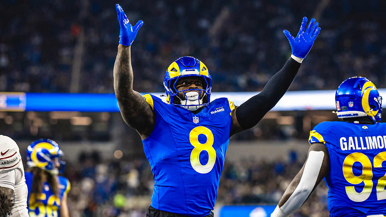 AP Defensive Rookie of the Year Finalist - Los Angeles Rams outside ...