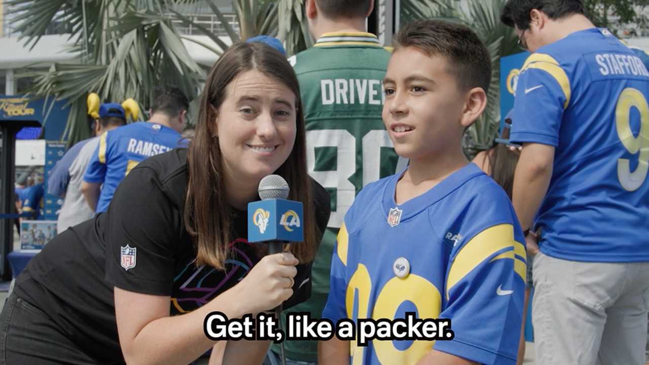 Los Angeles Rams Kids Say What | "Who do you think is the fastest Ram ...