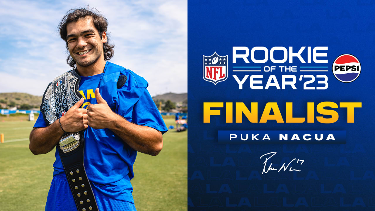 Rams wide receiver Puka Nacua named finalist for Pepsi Zero Sugar NFL Rookie of the Year