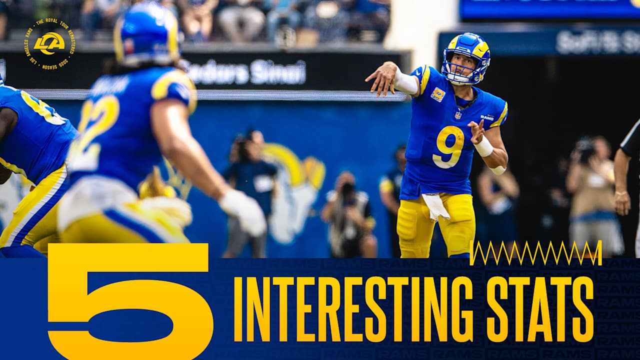 5 interesting stats that define the Rams’ 5-2 start to the 2025 season ...