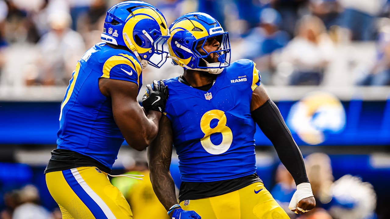 Jared Verse forces incompletion from quarterback Daniel Jones - Los ...