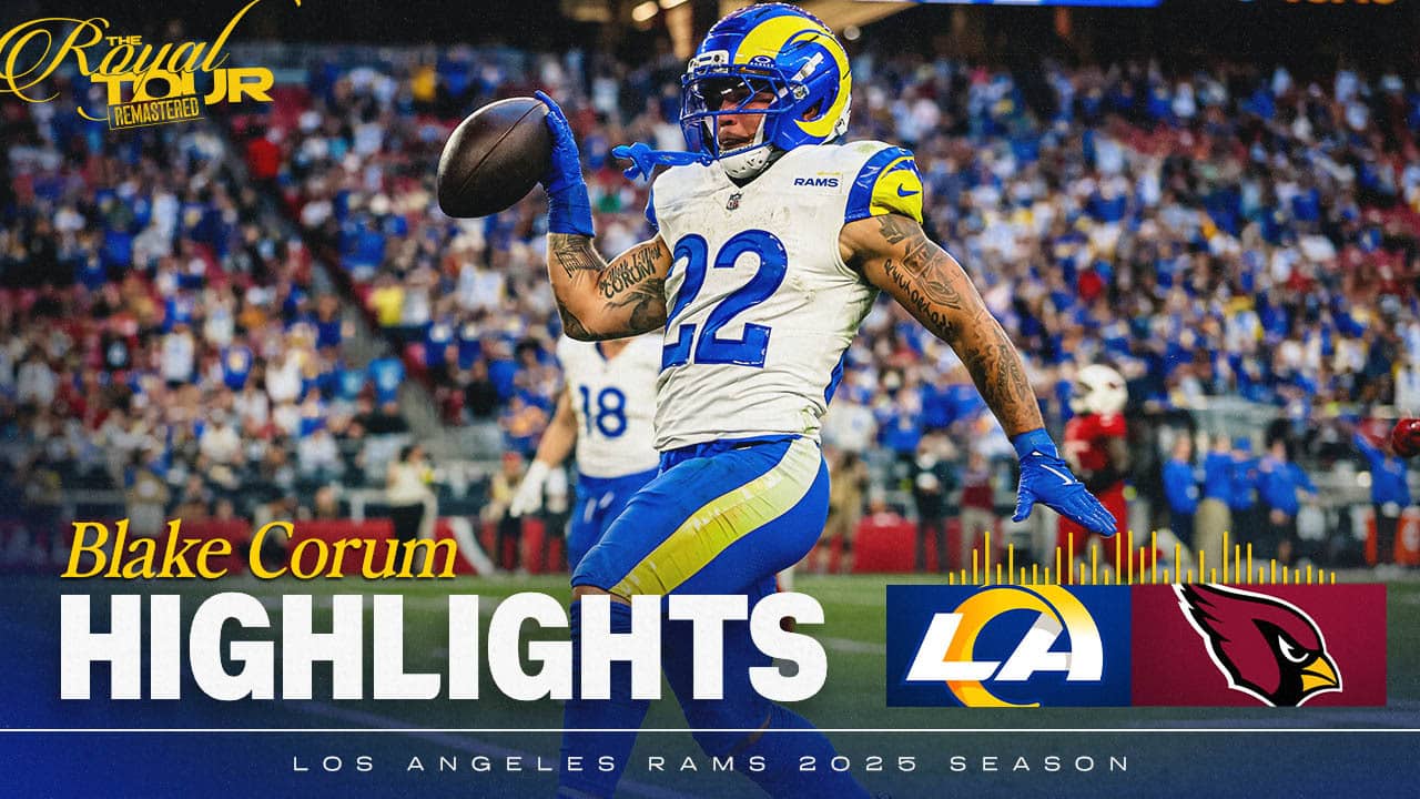Los Angeles Rams running back Blake Corum best runs 2-touchdown game in ...