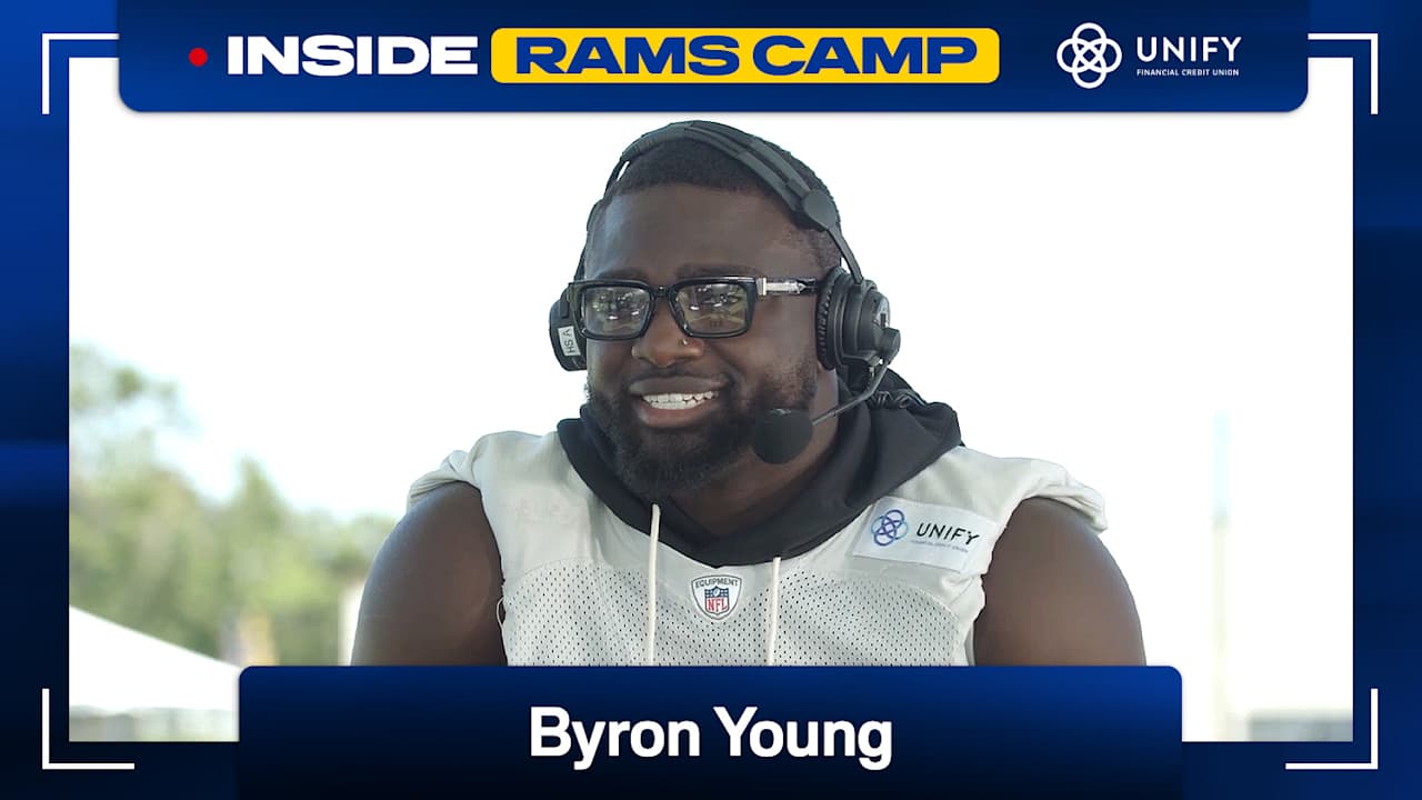 Outside linebacker Byron Young chats about his pilates journey ...