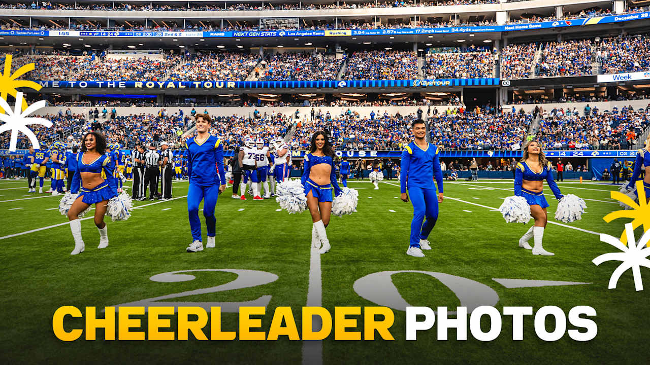 CHEER PHOTOS: Rams Cheerleaders had SoFi Stadium bouncing against the Bills