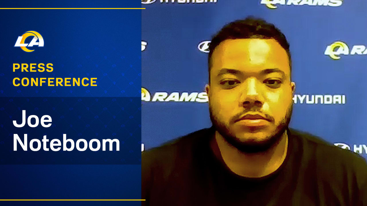 Rams offensive lineman Joe Noteboom on stepping in at left tackle vs ...