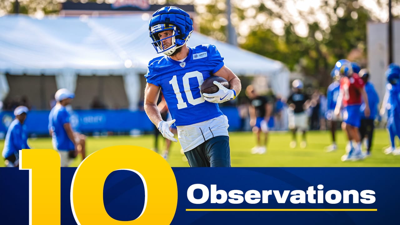 10 Observations from Rams' July 25 Training Camp Practice: Playmaking ...