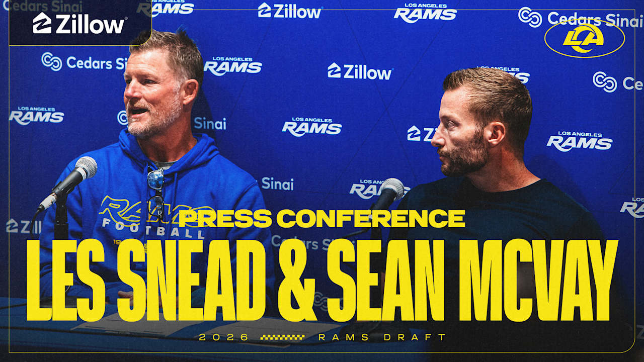 General manager Les Snead & head coach Sean McVay Press Conference ...