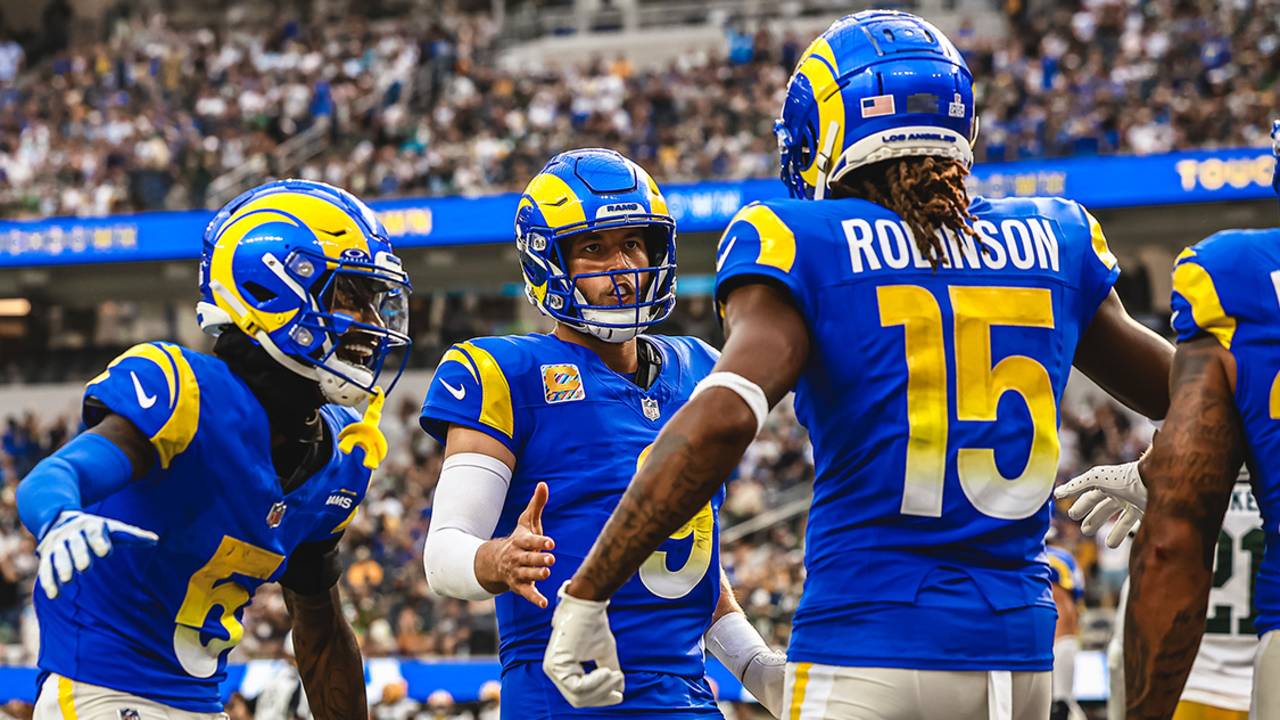 Matthew Stafford Demarcus Robinson 1-yard touchdown | Los Angeles Rams Highlights | Week 5 vs ...