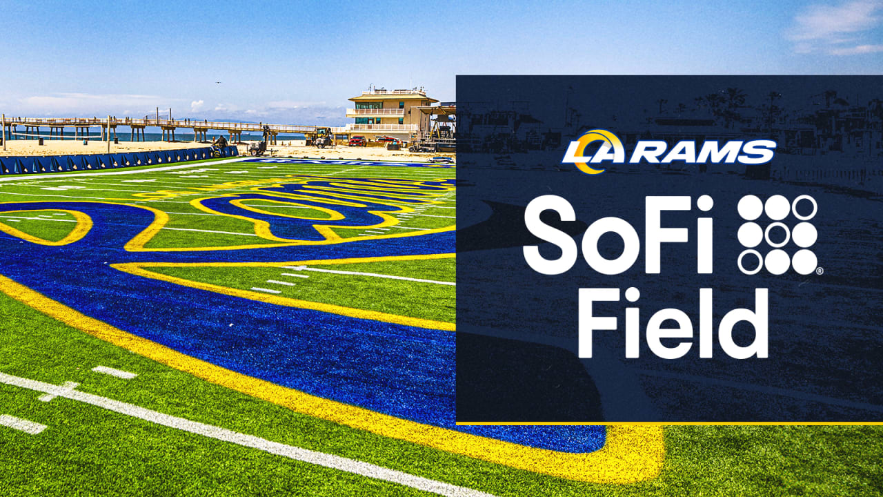 PHOTOS: Rams unveil SoFi Field on Hermosa Beach leading up to 2024 NFL Draft