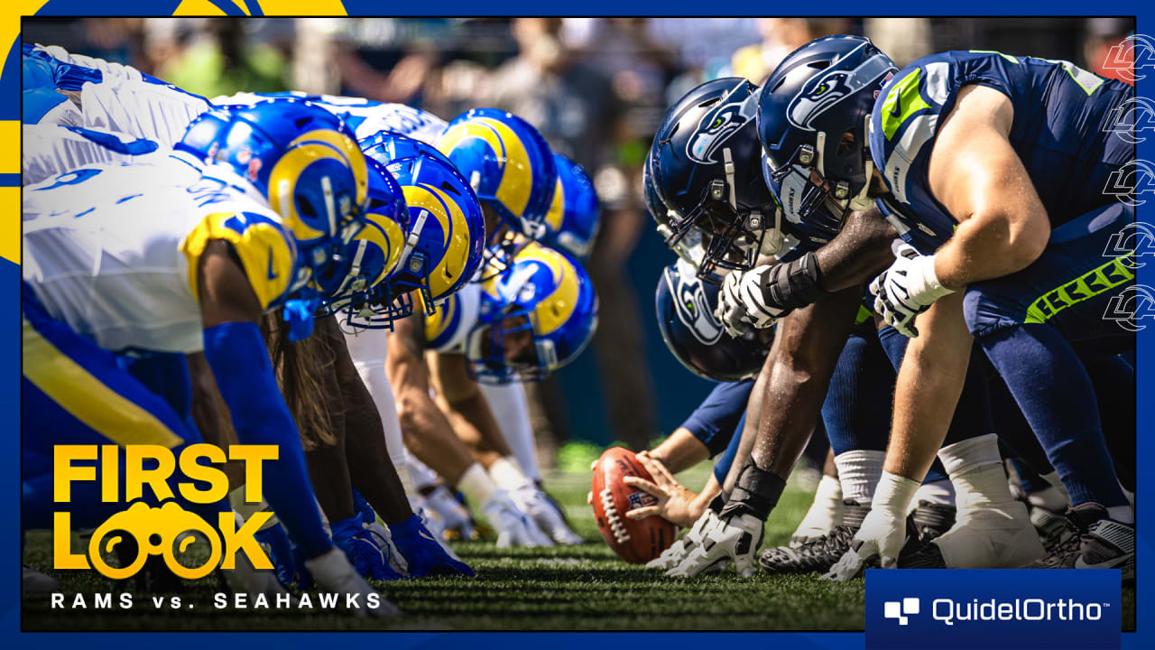 First Look: Rams return from bye week to host Seahawks at SoFi Stadium