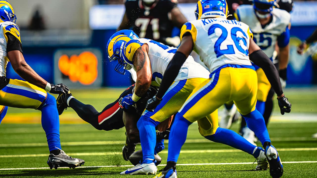 Nate Landman peanut punch | Los Angeles Rams Highlights - Week 1 vs ...