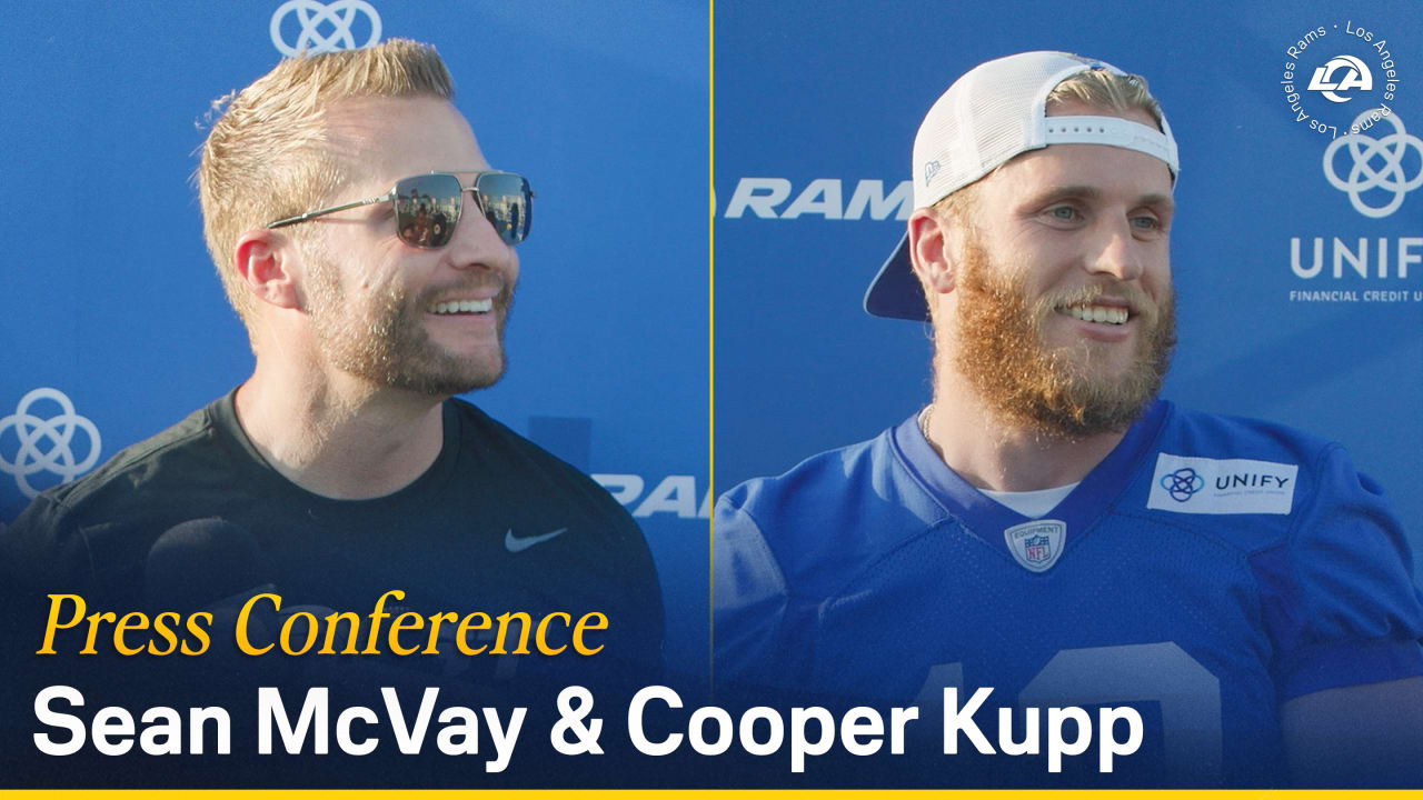 Los Angeles Rams Training Camp Press Conference | Sean McVay & Cooper Kupp speak to the media ...