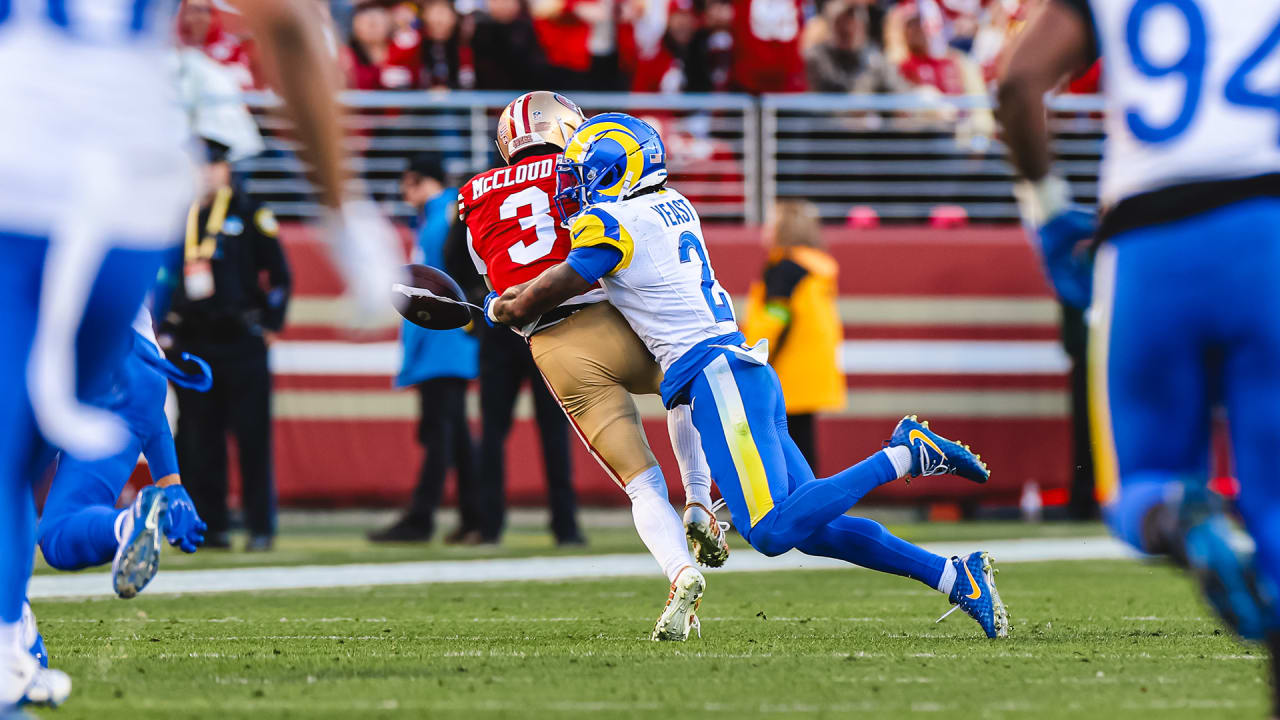 Russ Yeast's PBU breaks up a would-be 36-yard gain | Week 18 vs. San ...