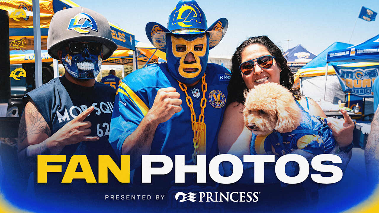 FAN PHOTOS: Fans bring the noise to SoFi Stadium in Rams' preseason win over the Cowboys
