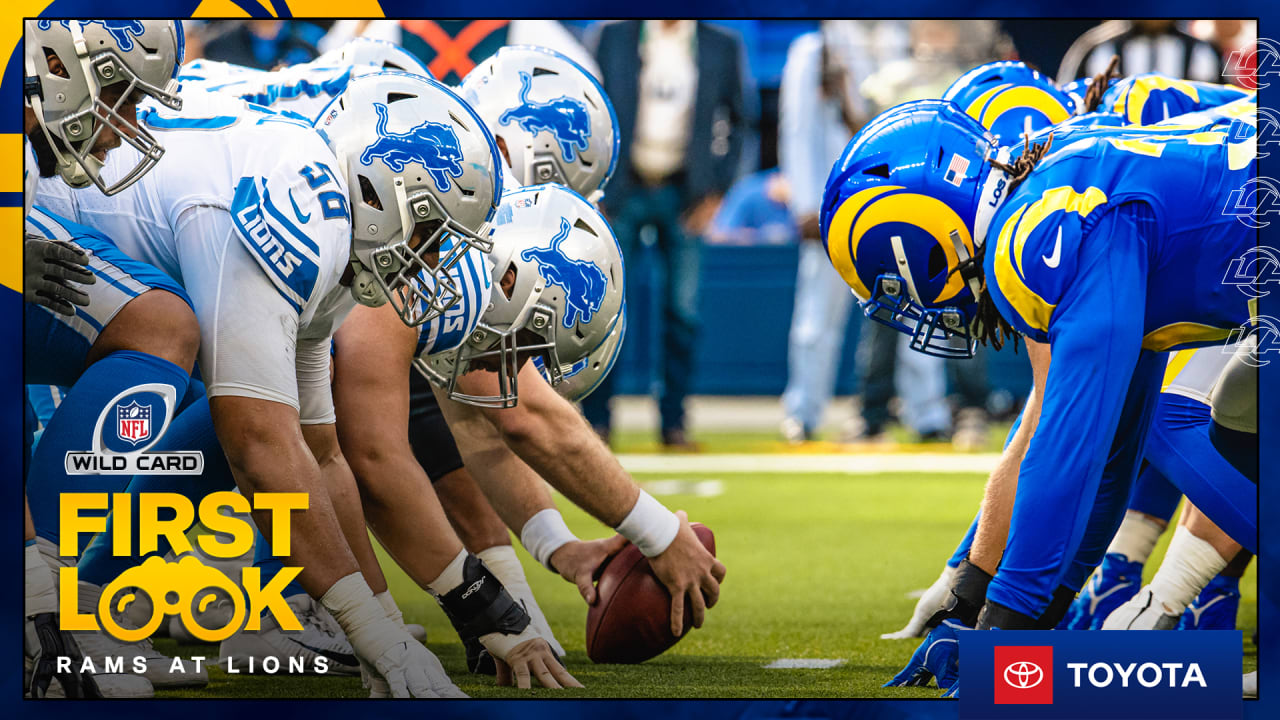 First Look: Rams travel to Detroit for Wild Card Round playoff game vs ...