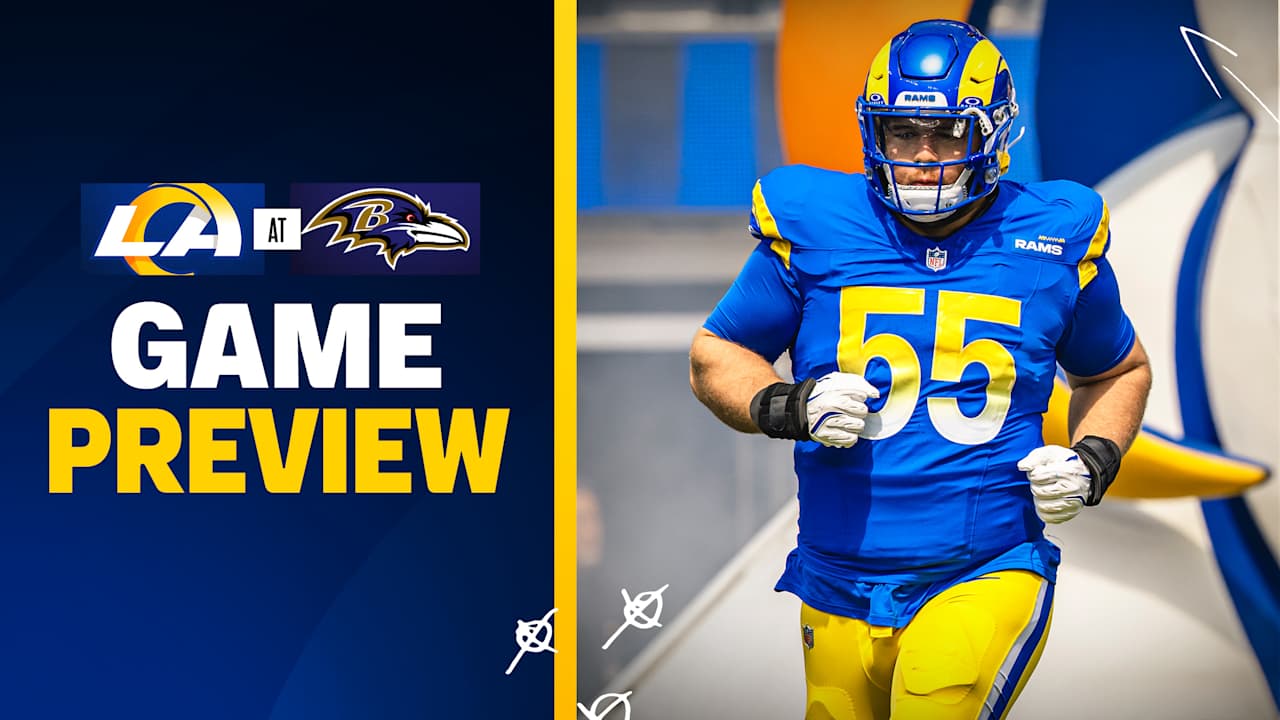 Los Angeles Rams & Baltimore Ravens battle in first of two pivotal road ...