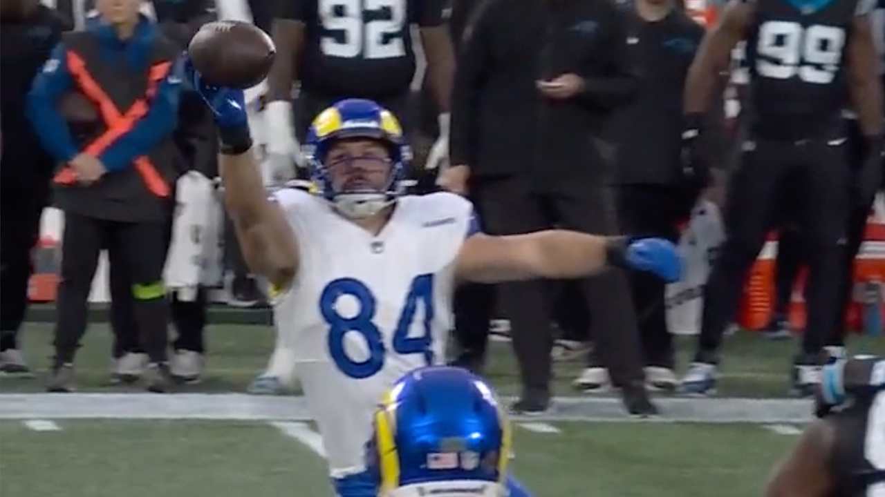 Colby Parkinson one-handed catch - Los Angeles Rams Highlights - Wild ...